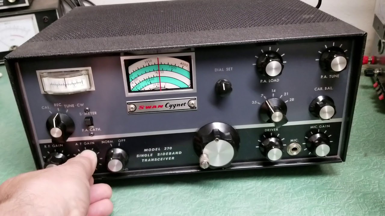 Swan 270 Transceiver - YouTube