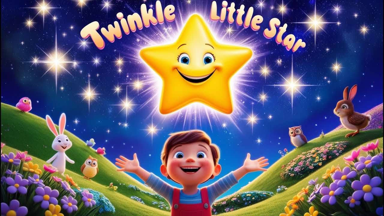 Twinkle Twinkle Little Star - Animated Nursery Rhyme for Kids | Learn ...