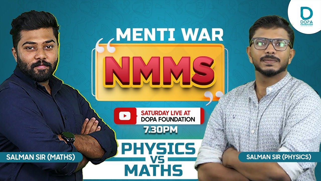 MENTI WAR || PHYSICS vs MATHS || NMMS || MENTI QUIZ || DOPA FOUNDATION || - YouTube