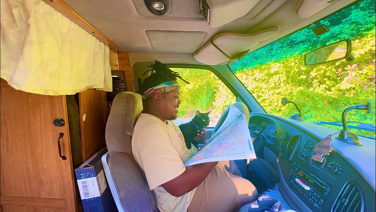 I travelled Cross Country in my Self Converted Campervan! (with my cat ...