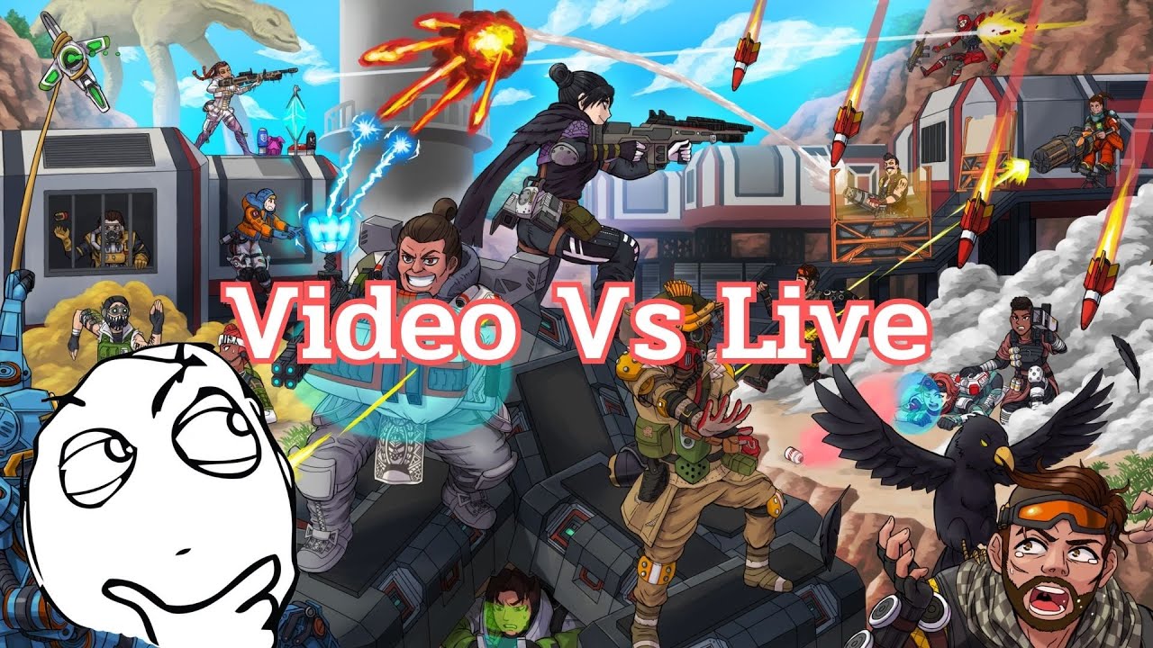 🔴 Live | เล่นใน Live Vs เล่นใน Video | Apex Legends SS.18 - YouTube