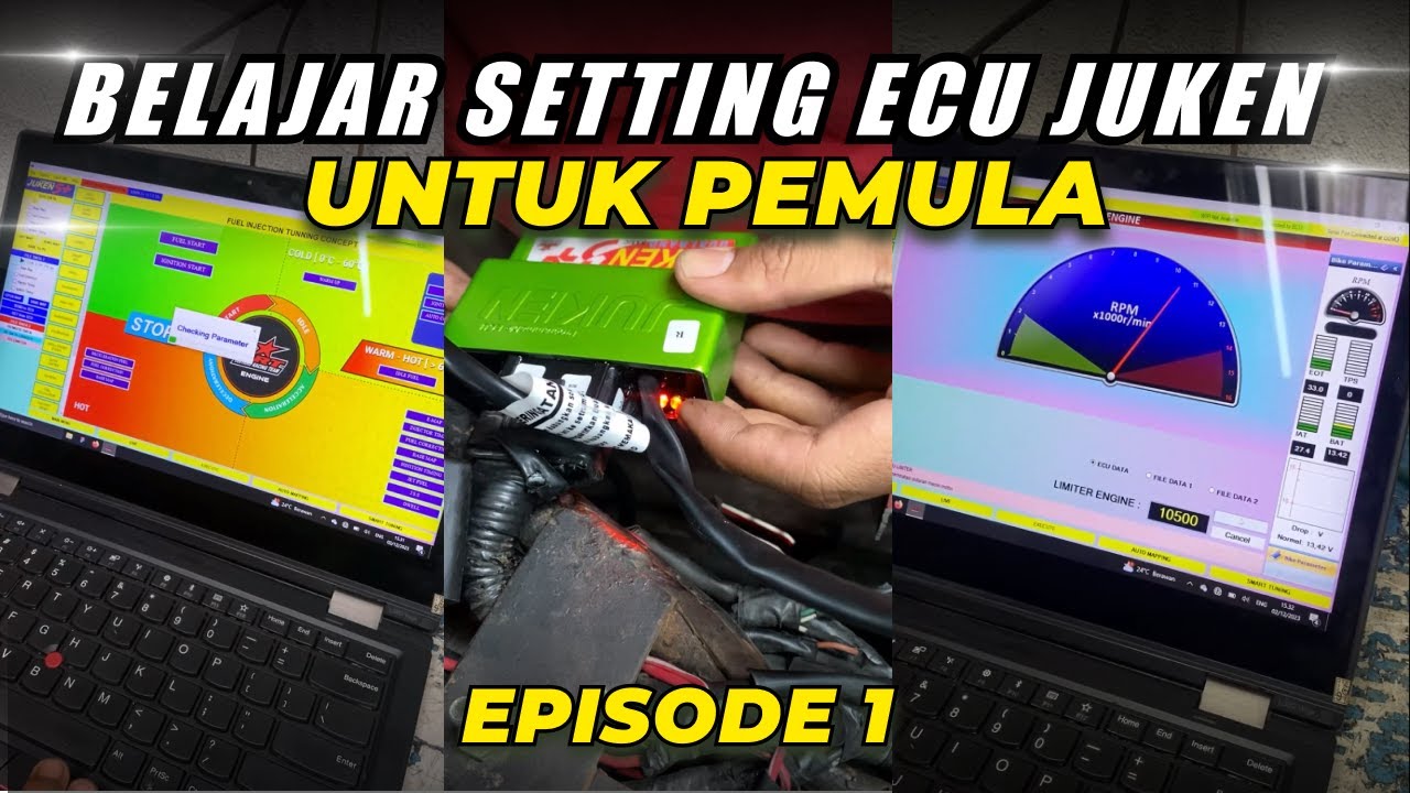 BELAJAR SETTING ECU JUKEN UNTUK PEMULA - YouTube