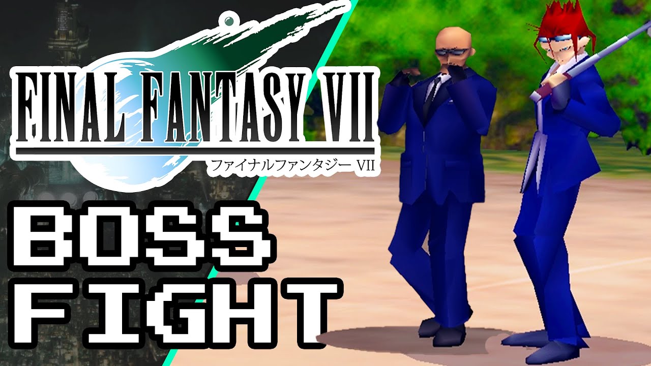FINAL FANTASY 7 - Reno and Rude Boss Fight - YouTube