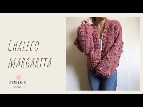 INTRODUCCION: Tutorial Chaleco Margarita - Divino Crochet