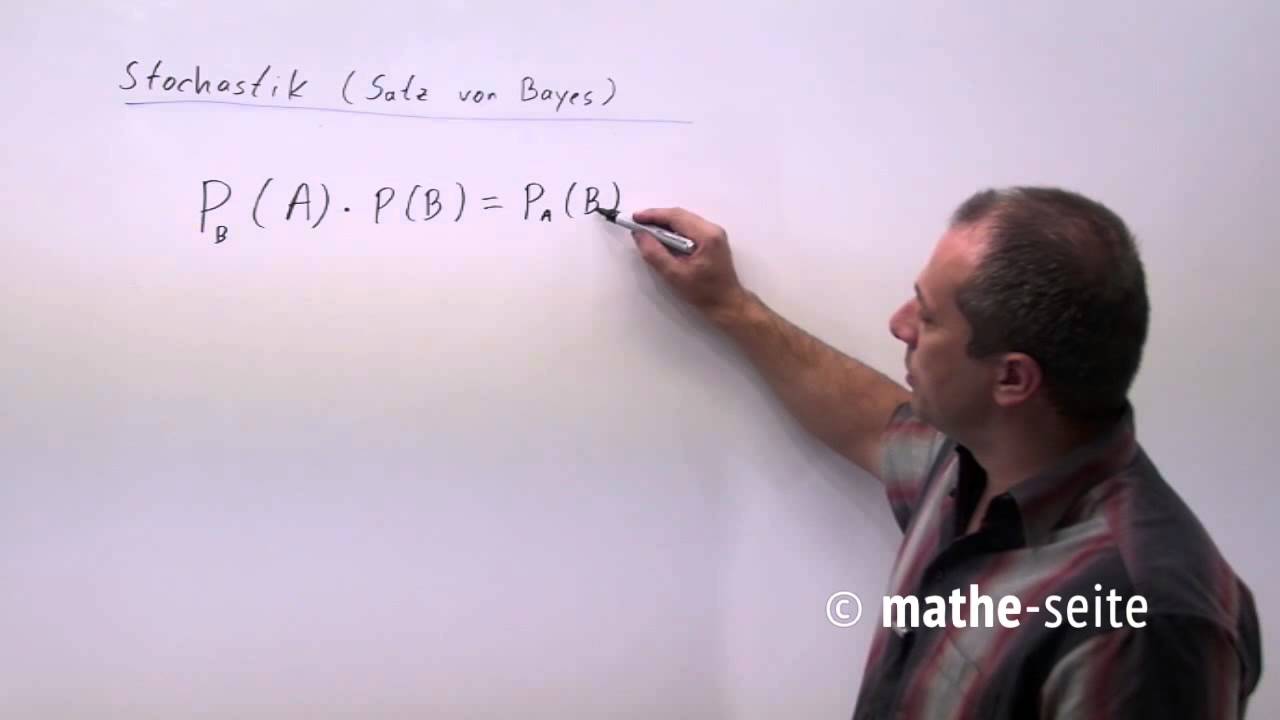 Bayes-Theorem / Satz von Bayes | Wahrscheinlichkeitsrechnung Formeln W ...
