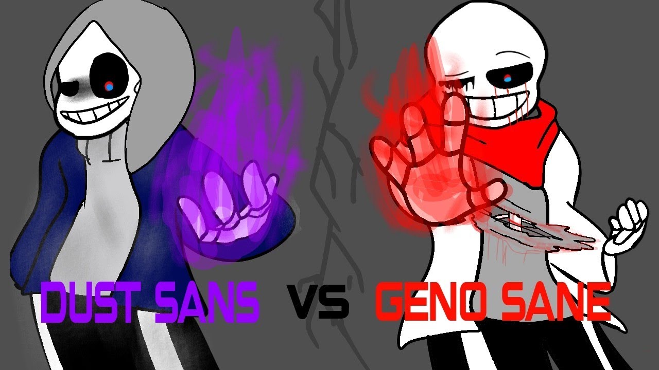 Dust sans vs geno sans - YouTube
