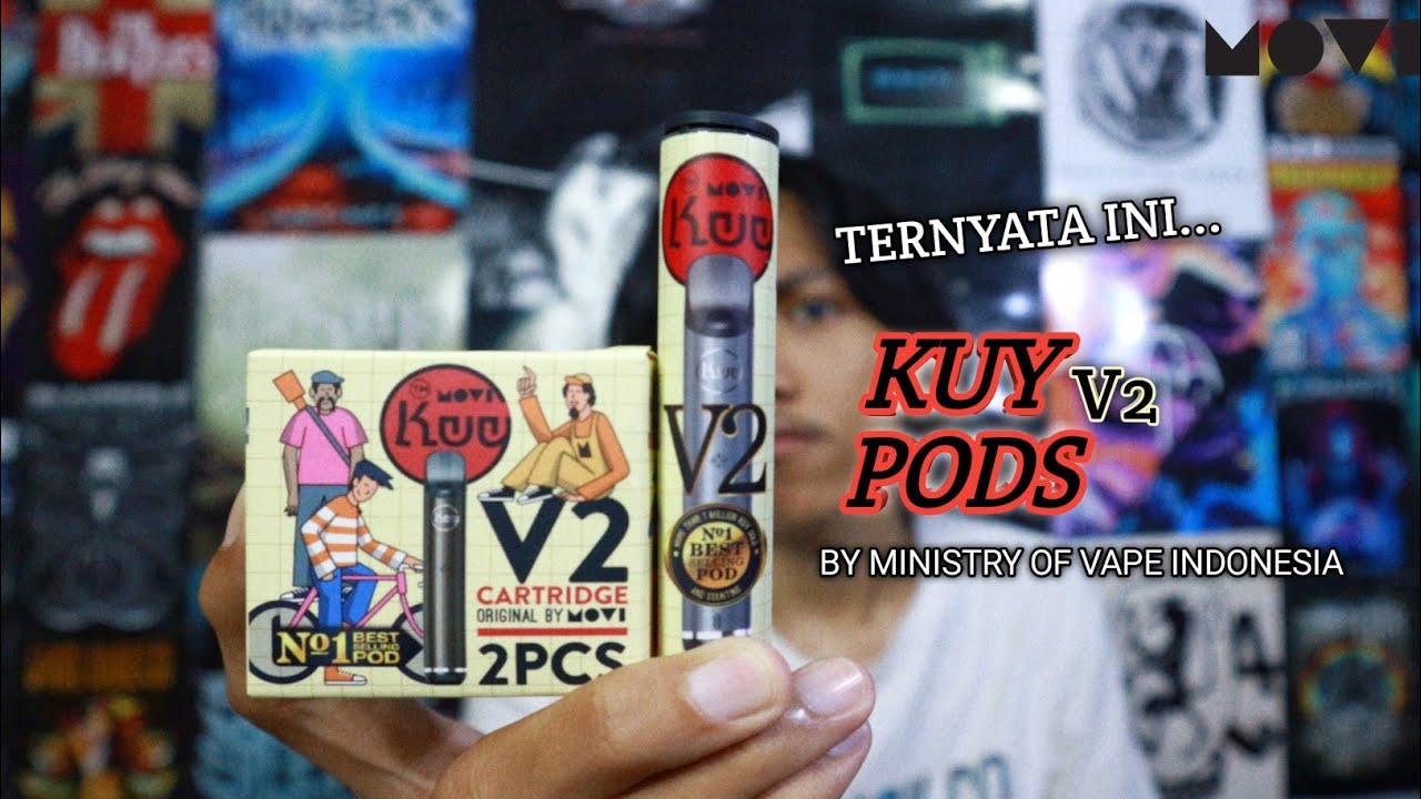 UNBOXING DAN REVIEW KUY PODS V2 by MINISTRY OF VAPE INDONESIA (MOVI ...