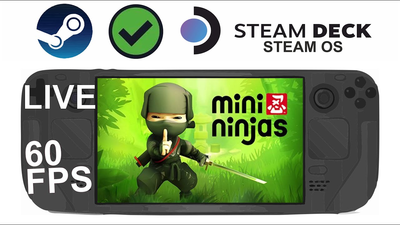 Mini Ninjas on Steam Deck/OS in 800p 60Fps (Live) verified - YouTube