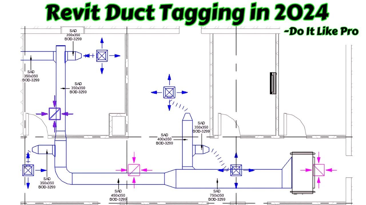Revit Duct Tagging | Revit MEP | #revitmep #mep - YouTube