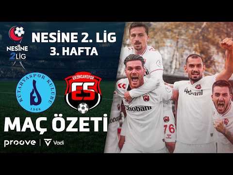 Kütahyaspor - Erzincan Futbol Yatırımları | Nesine 2. Lig 3. Hafta Maç Özeti