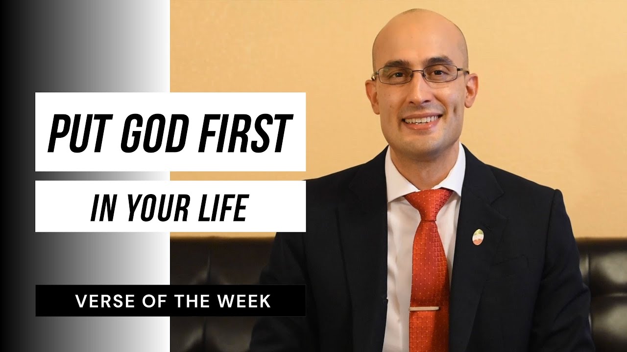 Put God First In Your Life | Verse Of The Week - YouTube