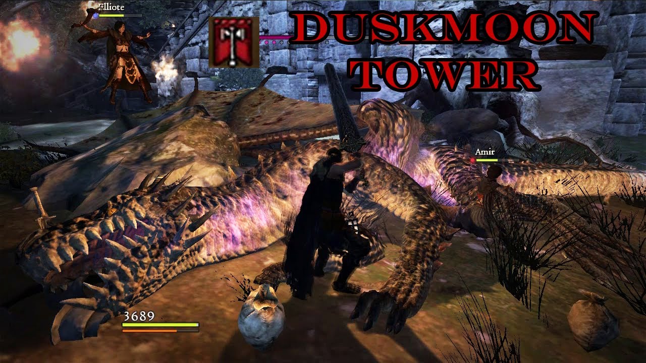 08 Duskmoon Tower Post Daimon Warrior Playthrough DDDA - YouTube