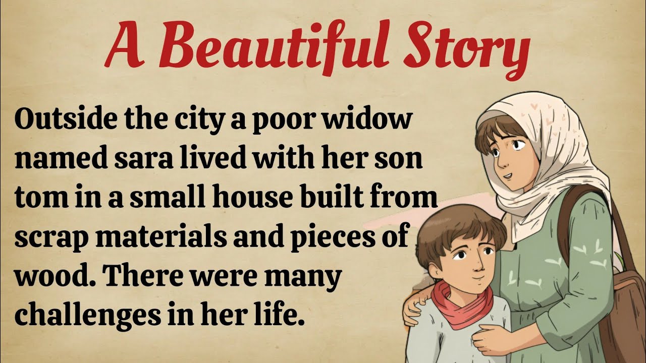 Learn English Through Stories Level 1- "A Poor Mother and Son" Improve ...
