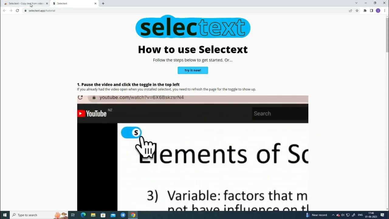 Copy Text From Youtube Video - YouTube