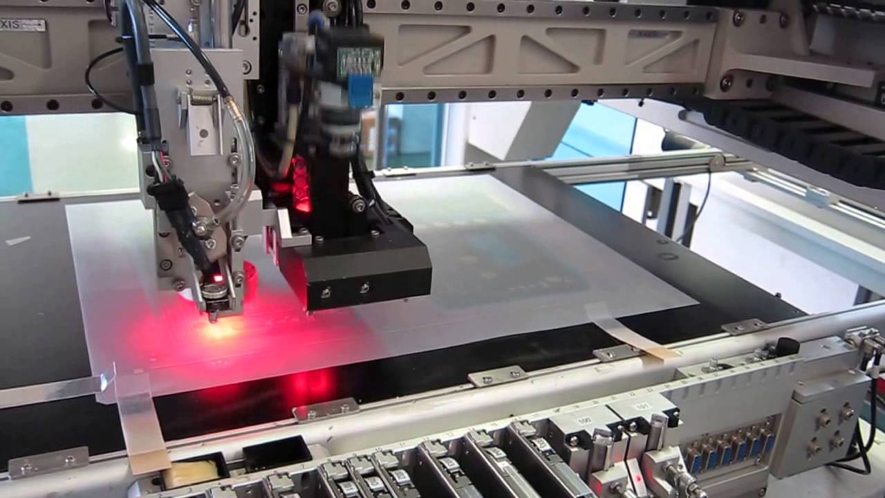 Pose de leds CMS sur un circuit - YouTube