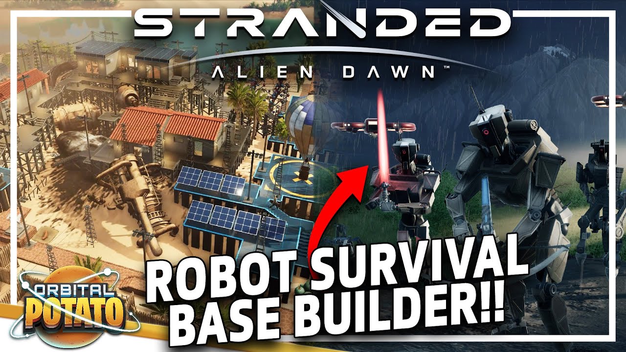 NEW Robot Automation DLC!! - Stranded: Alien Dawn Robots and Guardians ...