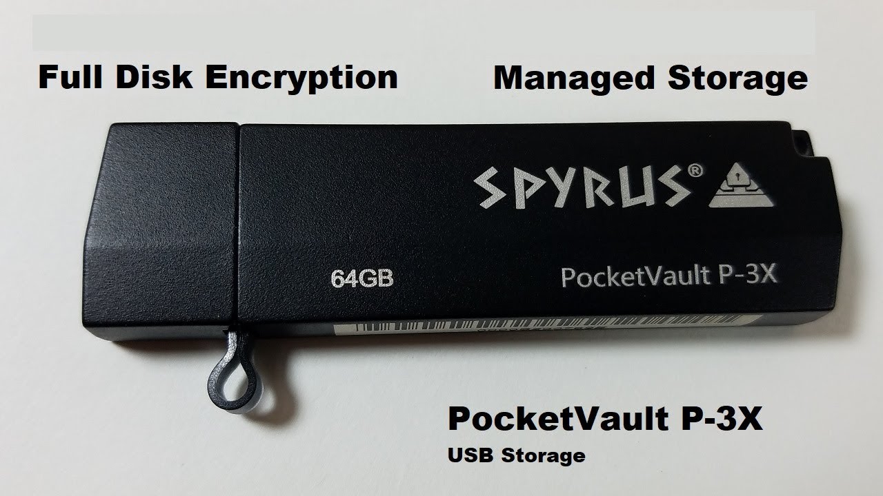 P-3X Encrypted USB Storage - YouTube
