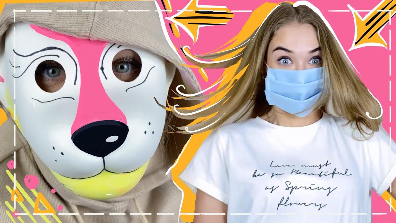 How to sew a mask. 7 cool DIY ideas for all occasions - YouTube