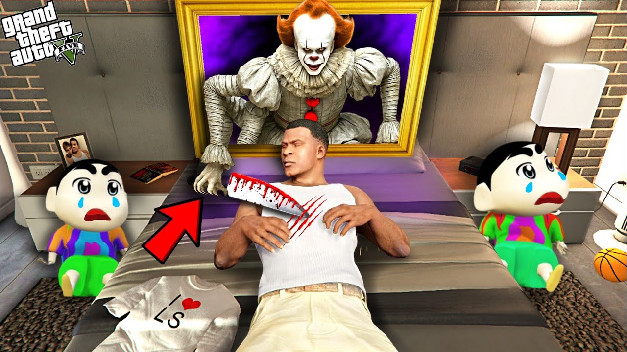 Franklin And Shinchan Found Pennywise Inside His House || Gta 5 ! - YouTube