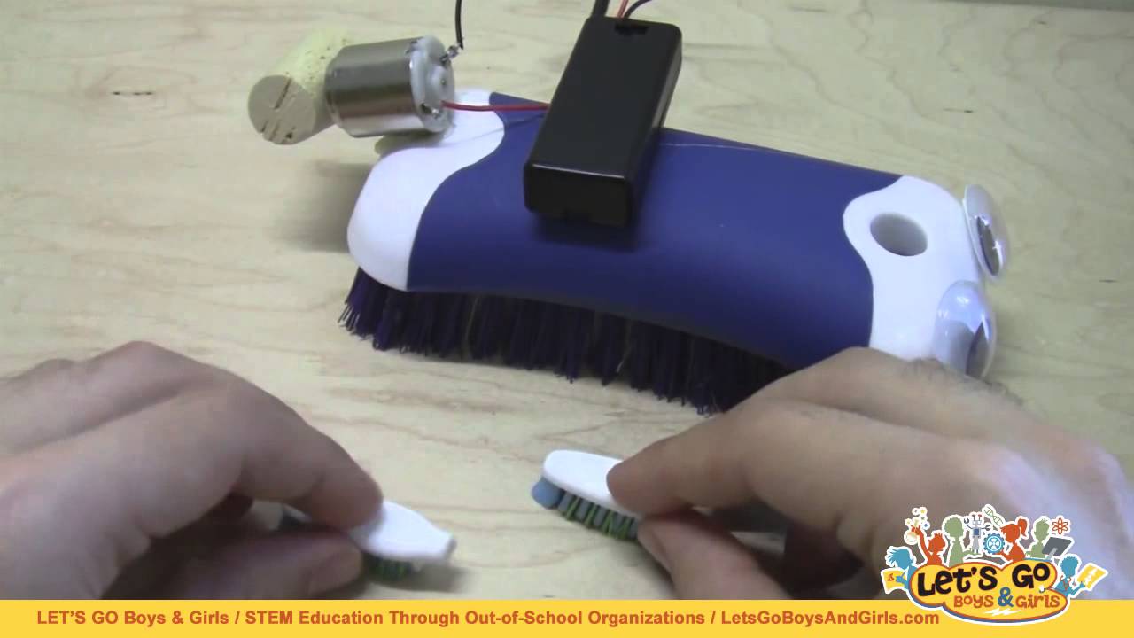 Ben Finio Explains How to Make Brushbots in the LET'S GO Boys and Girls ...