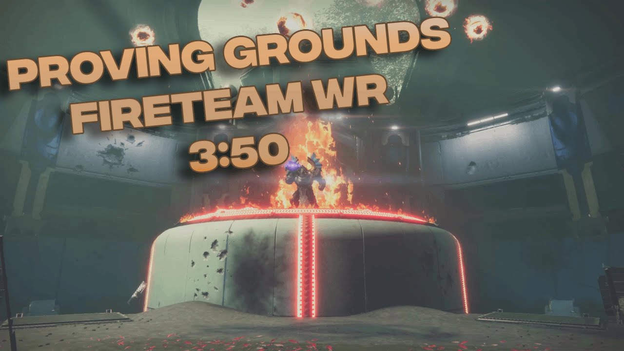 Destiny 2: Proving Grounds Fireteam Speedrun WR (3:50) - YouTube