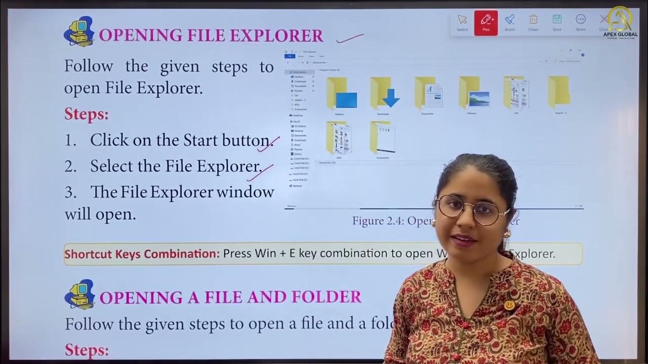 Chapter 2: Organising Files and Folders | Computer Class 4 | Apex Global Learning Publications ...
