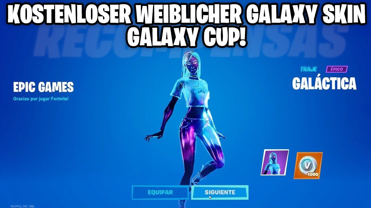 😱 Weiblichen GALAXY Skin FREISCHALTEN in Fortnite ⭐ Neuer GALAXY CUP ...