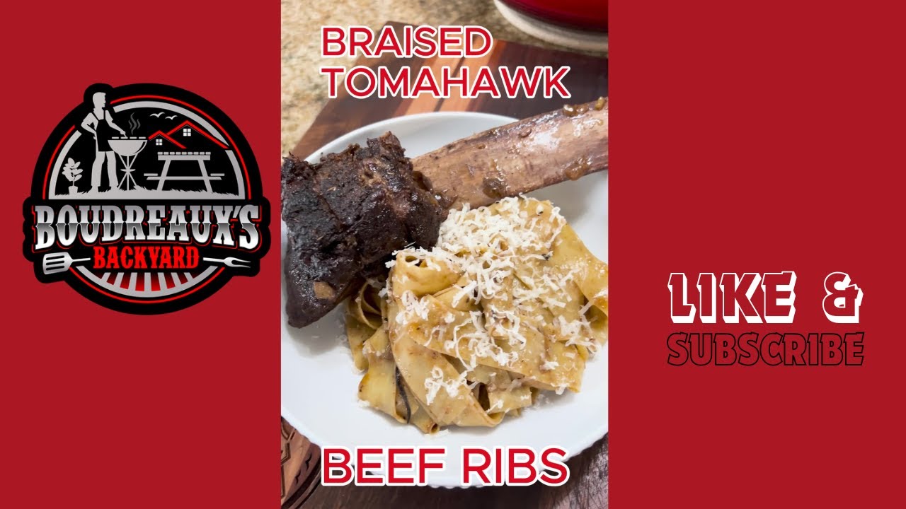 Braised Tomahawk Beef Ribs with Pappardelle 🍝 | Epic Comfort Food ...