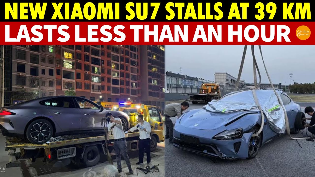Terrible Quality! New Xiaomi SU7 Fails at 39 KM, Lasts Less Than an ...