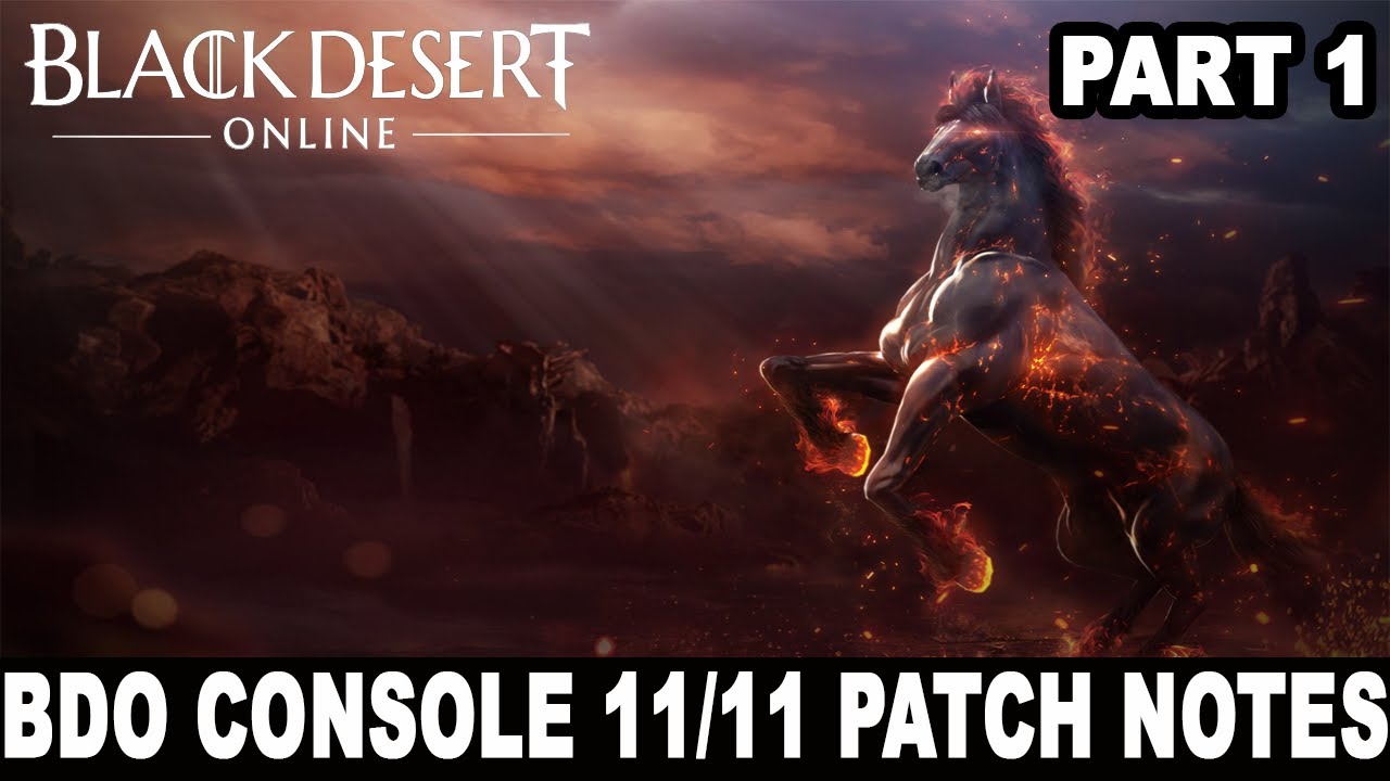 BDO Console - Doom Horse Arrives, Mansions & Node / Conquest War Pre ...