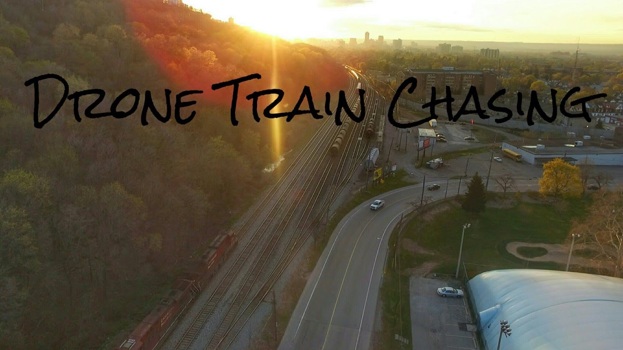 Chasing A Train With A Drone. - YouTube