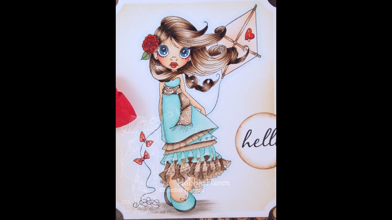 Windy Day Copic Coloring Card Kit - YouTube