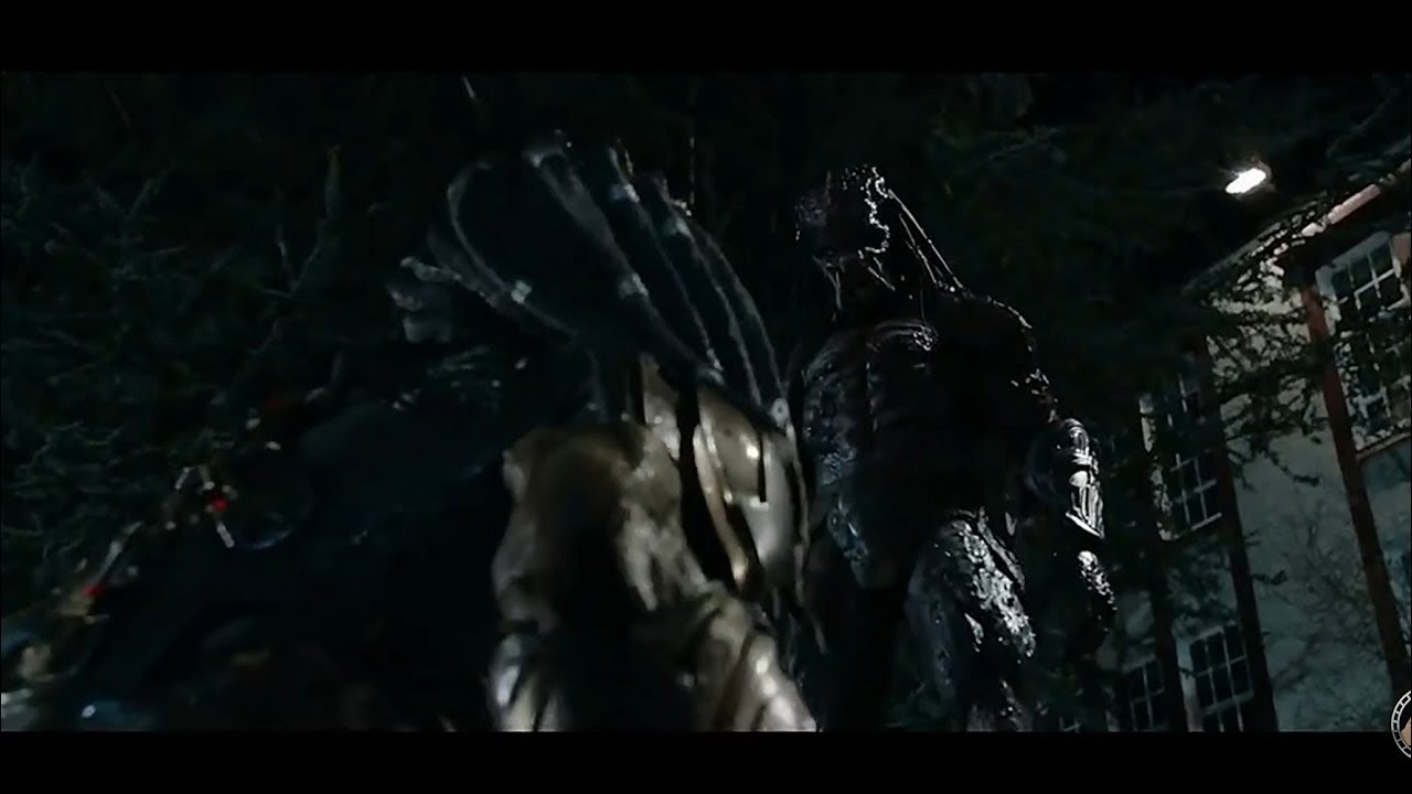 Mega Predator Vs Predator "Fight Scene" The Predator 2018 Movie Clip HD ...
