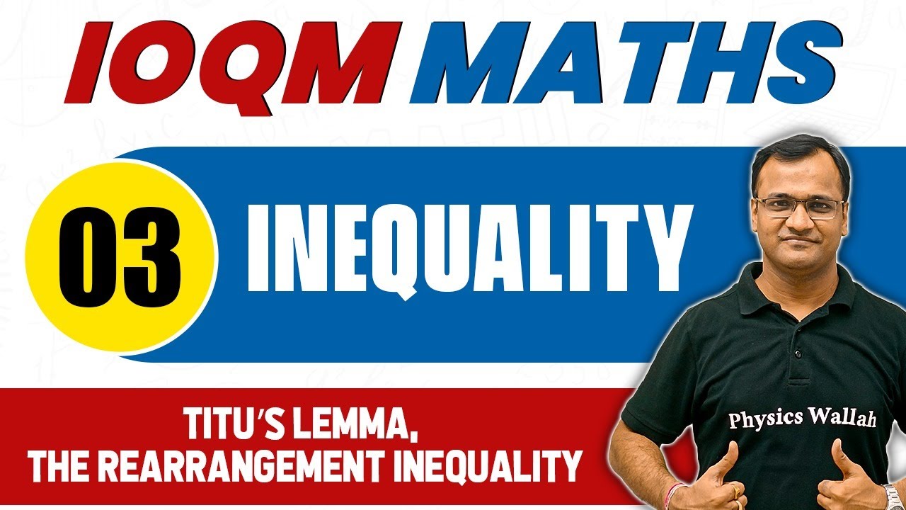 INEQUALITY 03: Titu's Lemma | Important Concept IOQM MATH - YouTube