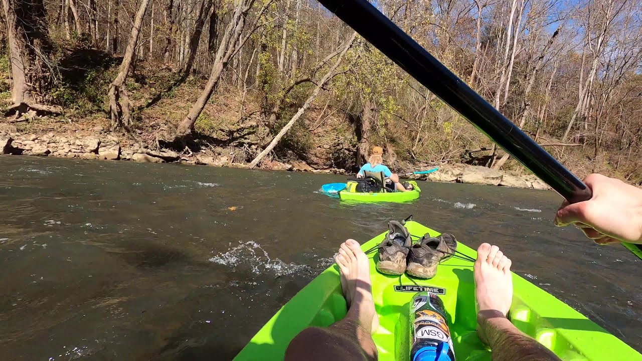 Kayaking Rockcastle River 250 cfs (I-75 overpass to Bolthouse Ridge Rd ...