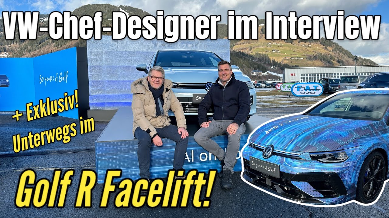 VW GOLF R FACELIFT: Test - Mitfahrt beim Ice Race + Interview mit ...