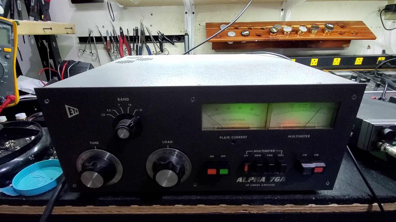 Alpha 76A performance report 3 tubes 3cx400a7 - YouTube