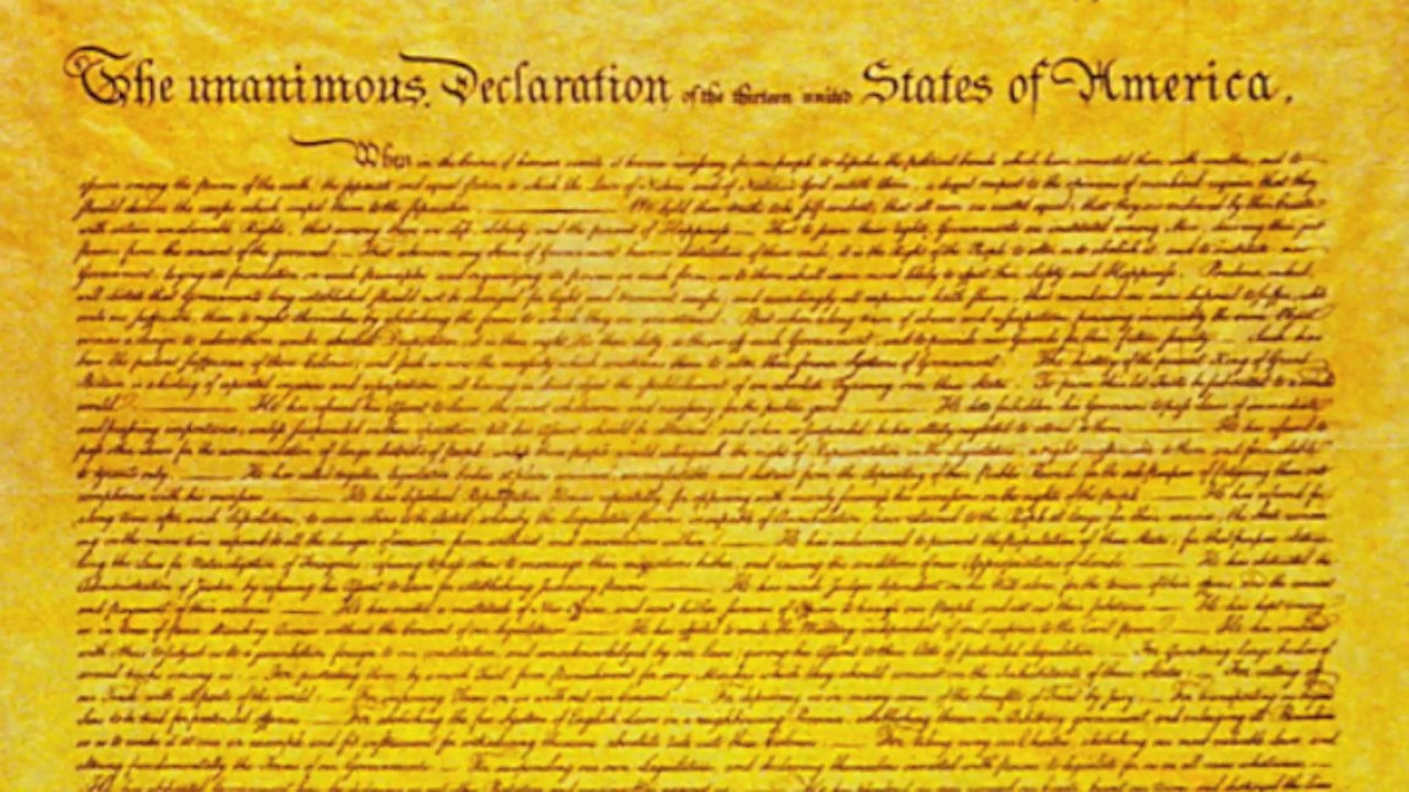 Declaration of Independence song. History class project. - YouTube