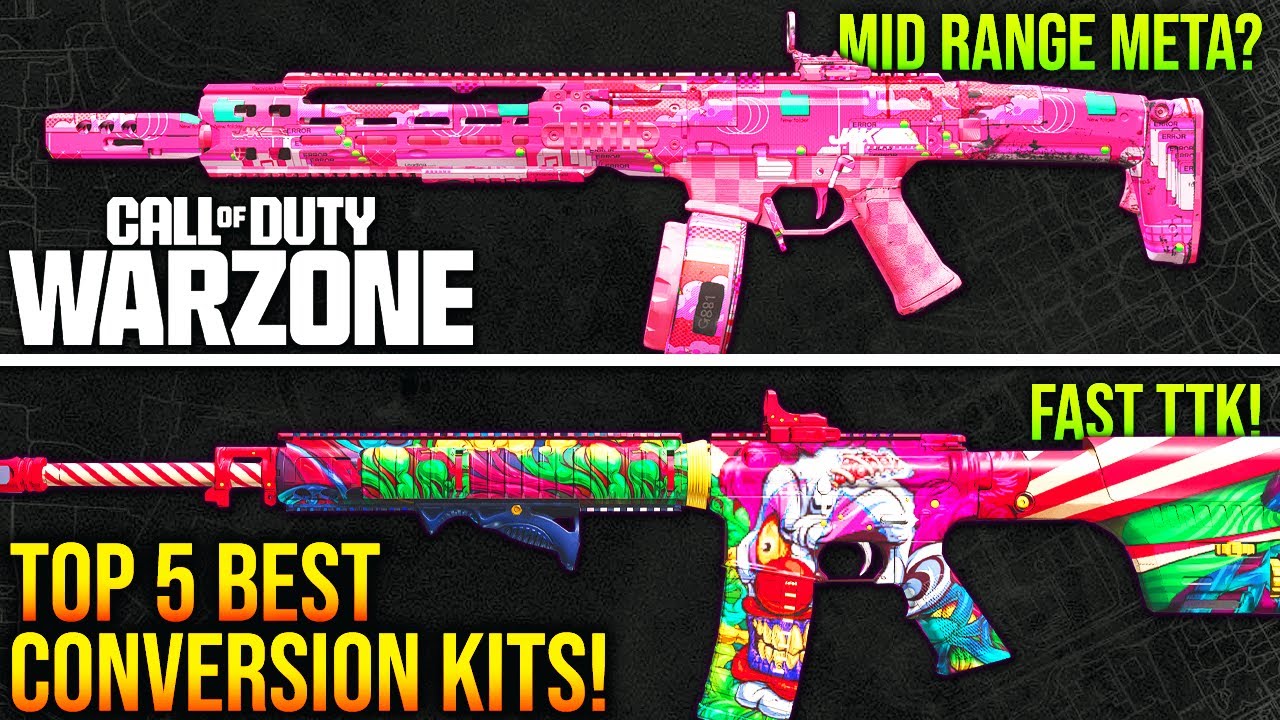 WARZONE: New TOP 5 BEST CONVERSION KIT META LOADOUTS! (WARZONE 3 Best ...