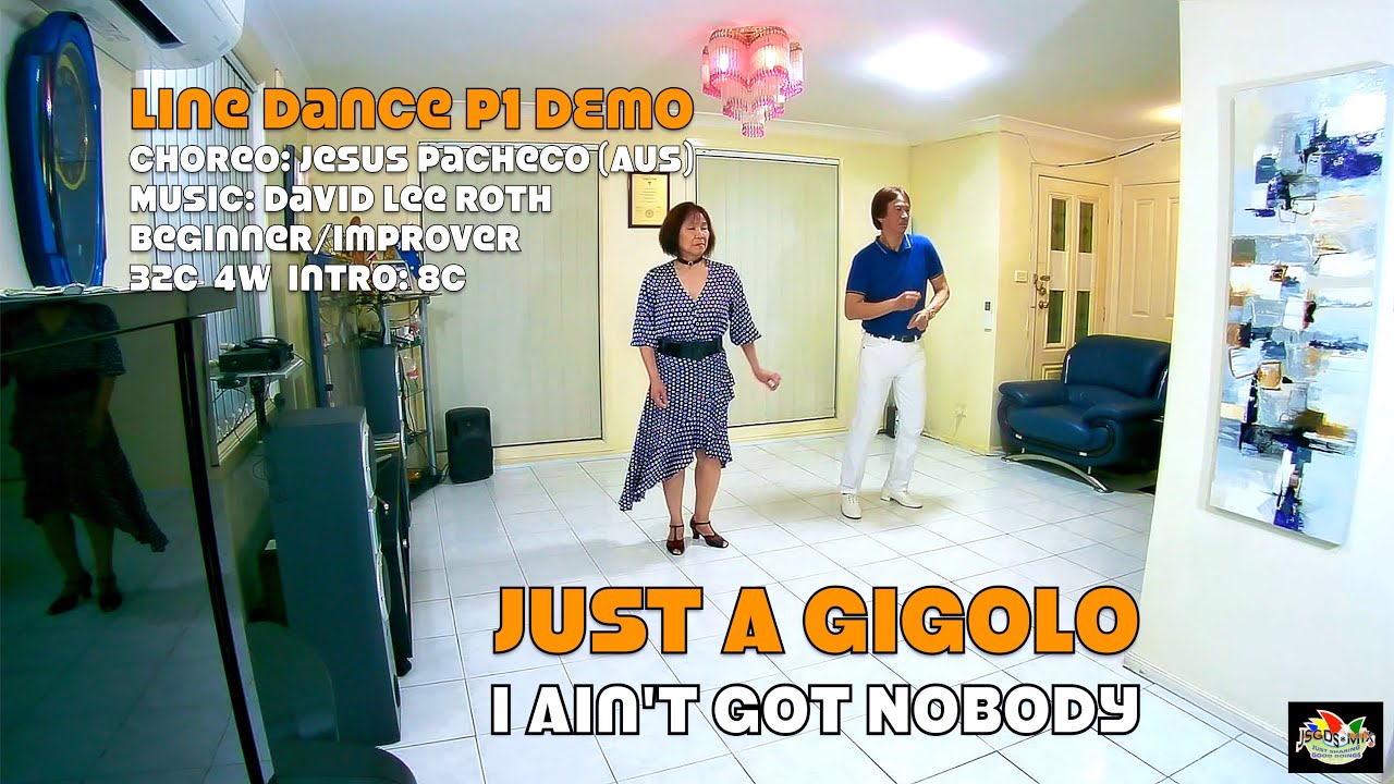Just A Gigolo Line Dance P1 Demo - YouTube