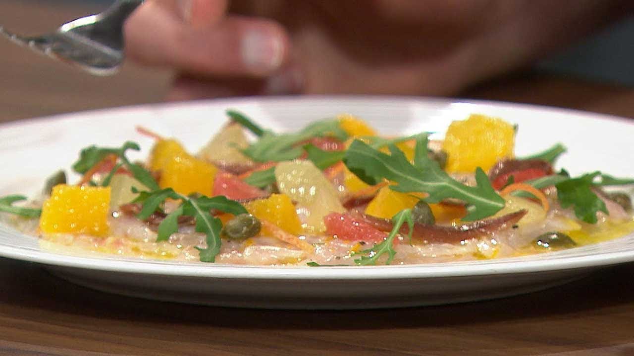 Seabass Carpaccio | Alberto Rossi - YouTube