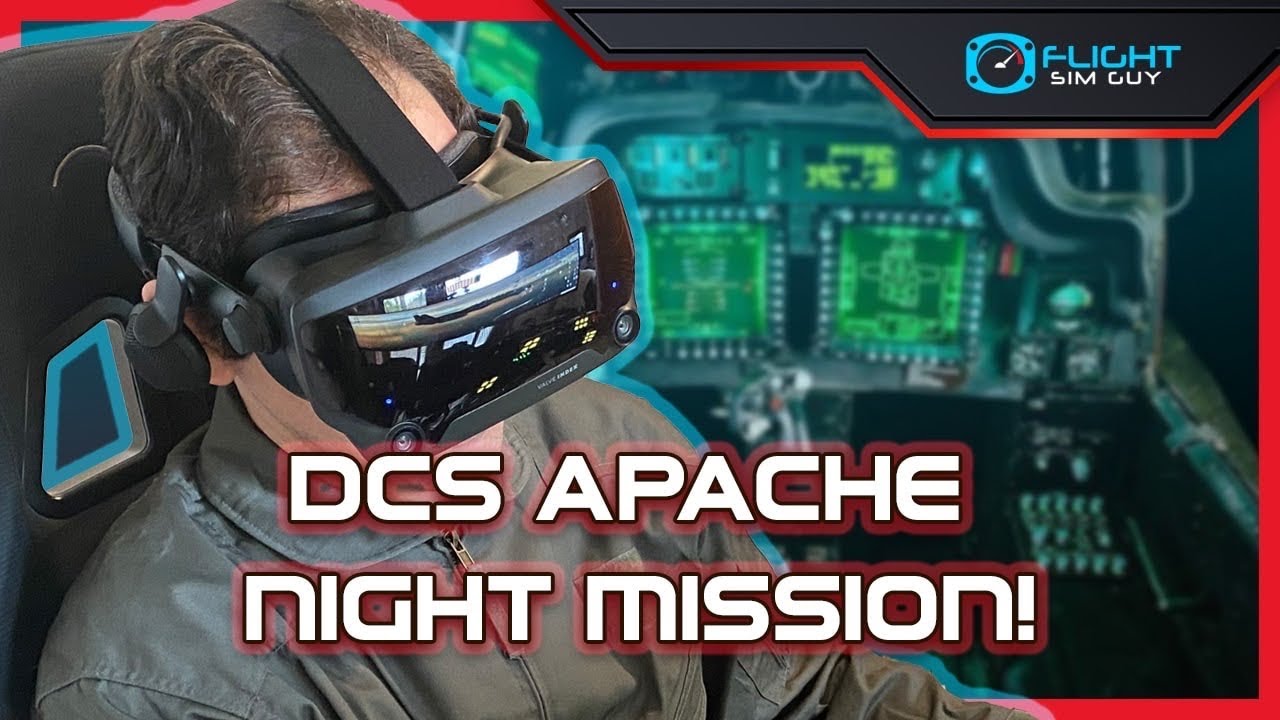 DCS Apache Night Mission! - YouTube