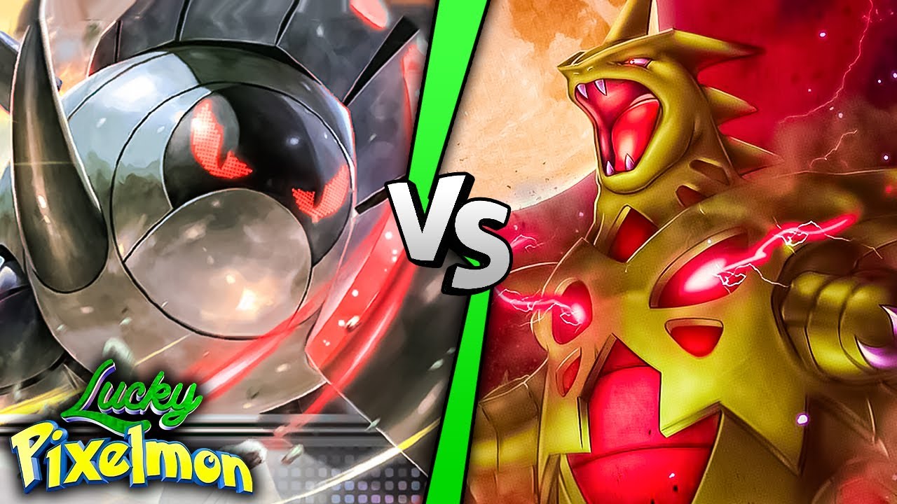 Minecraft LUCKY PIXELMON - IRON TREADS vs MEGA TYRANITAR - YouTube