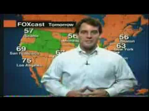 Hilarious weatherman fail - YouTube