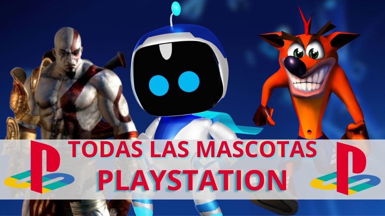 La evolución de todas las "mascotas" de PlayStation - YouTube