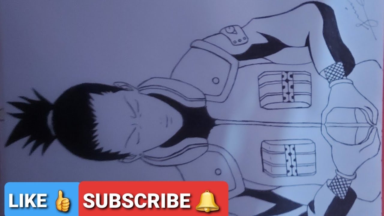 How to draw Shikamaru nara - YouTube