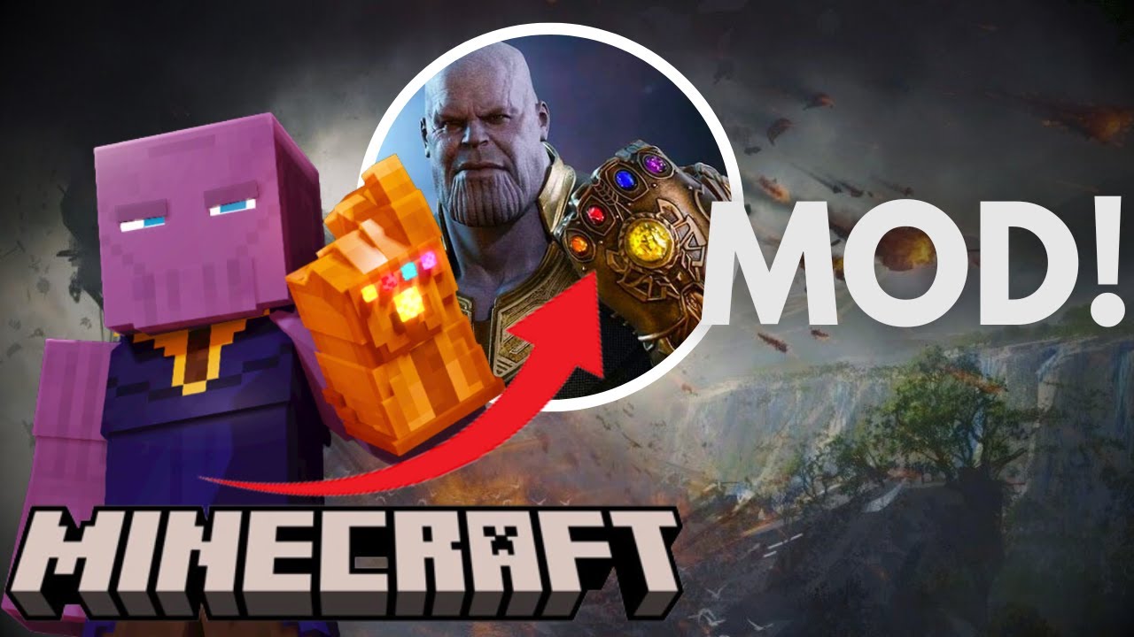 How to download the THANOS MOD in Minecraft! - YouTube