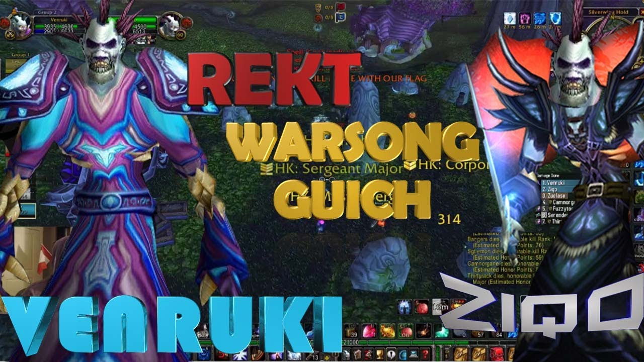Venruki,Ziqo,Skippypoppin Rekt Warsong Guich Classic Pvp Full Gameplay ...