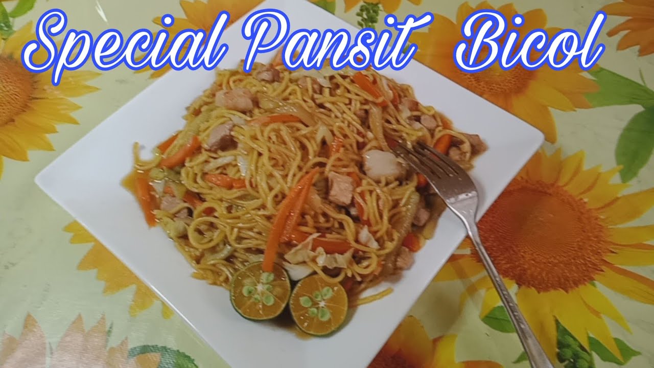 SPECIAL PANSIT NG MGA TAGA BICOL/ PANSIT BATO/ - YouTube