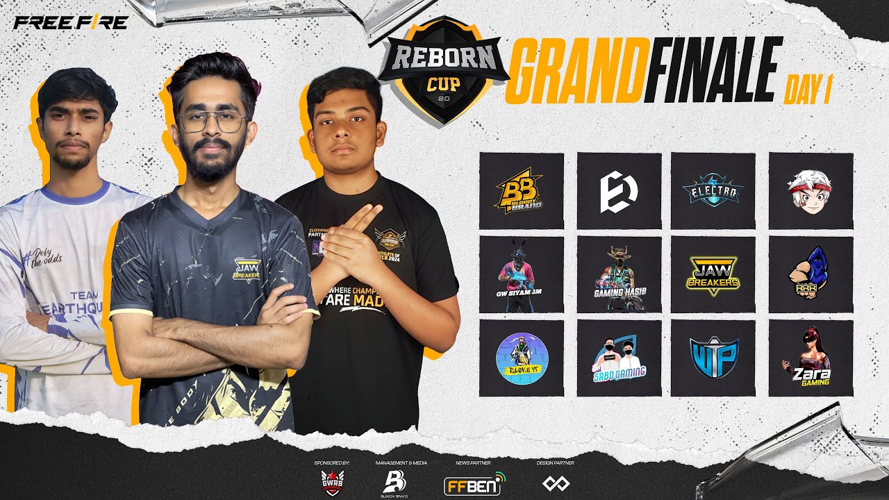 [🔴 LIVE] DAY 1 || GRAND FINALE || REBORN CUP 2.0 || - YouTube